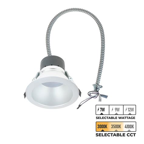 TCP LED 4 Selectable Commercial Recessed Downlight Selectable CCT And Wattage Super Bright LEDs