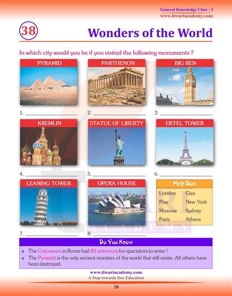 Class 3 General Knowledge Questions Answers Book Gk Tests