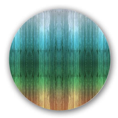 Blue Brown Custom Printed Lazy Susan Overstock