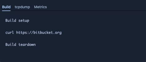 How To Capture Tcpdump Logs In Bitbucket Cloud Pipelines Bitbucket
