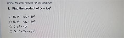 Solved Select The Best Answer For The Question Find The Chegg Com