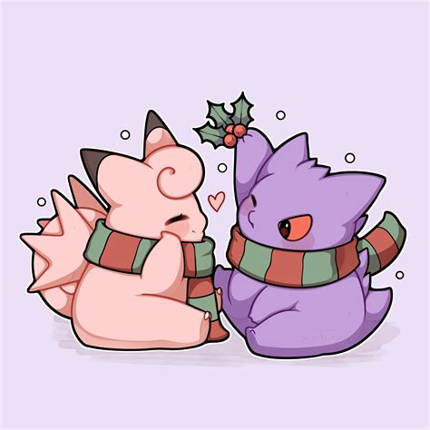 Gengar And Clefable Pokemon Drawn By Sevi Seviyummy Danbooru