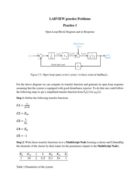 Labview Practice Problems Practice 1 Step 1 Define The Following