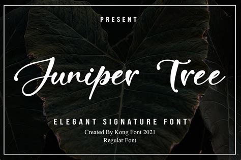 Juniper Tree Font By Freebies · Creative Fabrica