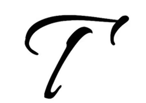 Cursive T Tattoo