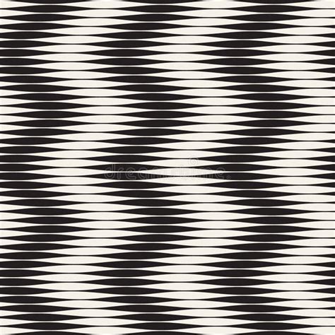 Wavy Stripes Vector Seamless Pattern Retro Wavy Engraving Texture Geometric Lines Design