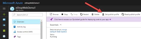 02 Deploying To Azure App Service From Azure Portal · Dotnet Architectureeshoponweb Wiki · Github