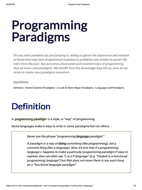 Programmingparadigm Pdf