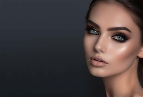 Premium Ai Image Closeup Womans Lips With Bold Lipstick Cosmetic