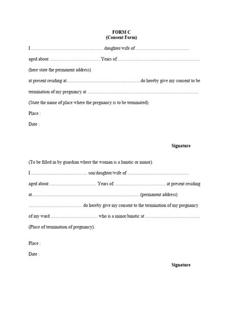 Form C Mtp Pdf