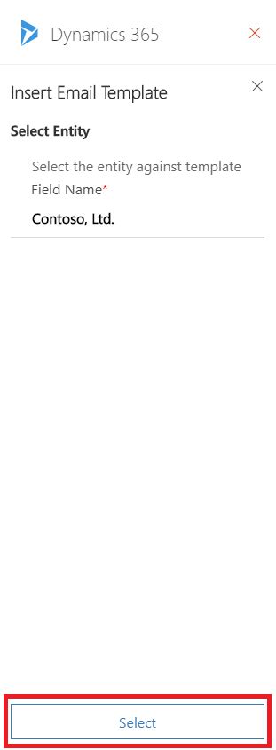 이메일 메시지를 만들 때 이메일 템플릿 추가 dynamics 365 앱 microsoft learn