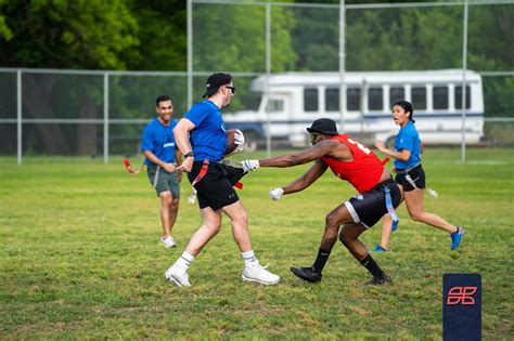 Summer 2023 Coed Flag Football Thursday At Barton Jaycee Field