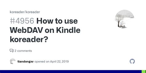 How To Use Webdav On Kindle Koreader · Issue 4956 · Koreaderkoreader