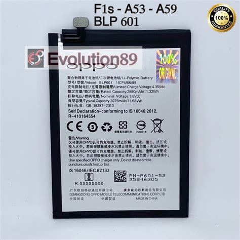 Jual Baterai Oppo F S A Blp Original Shopee Indonesia