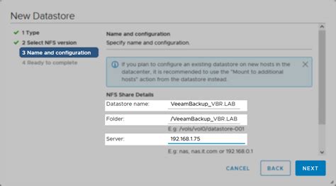 Kb1284 How To Test Manually Mounting The Veeam Vpower Nfs Datastore