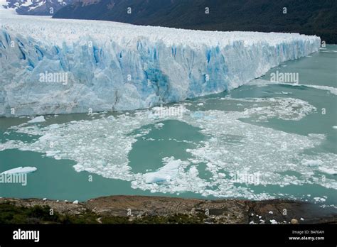 Perito Moreno Glacier Los Glaciares National Park Argentina Stock