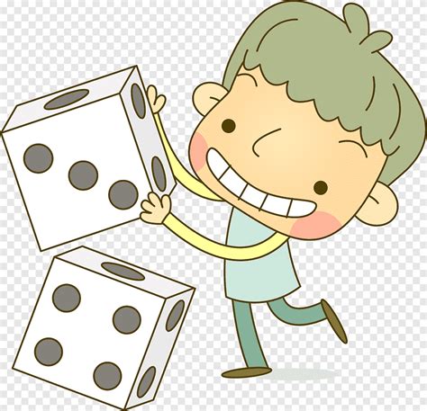 만화 일러스트 레이 션 귀여운 소년 주사위 만화 어린이 Png Pngegg