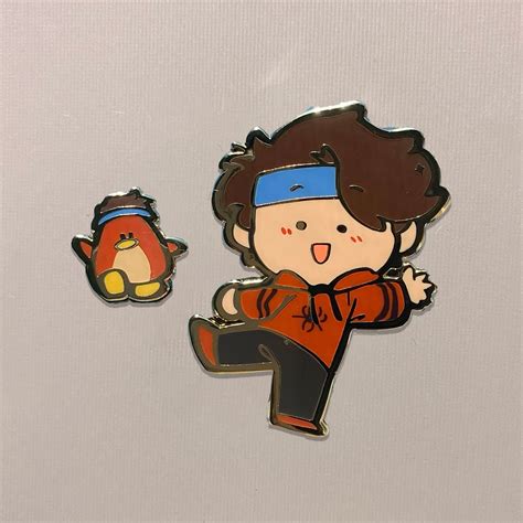 Qsmp Roier Chibi Enamel Pin Crayo Shop