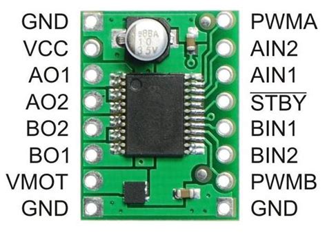 pololu tb6612fng dual motor driver carrier