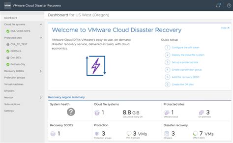 Using Vmware Cloud Dr To Protect Vms In An Sddc Part 1 Deploying