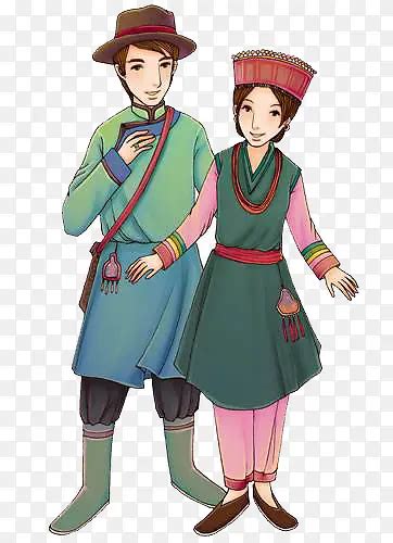 回族传统服饰PNG图片素材下载 图片编号qmrwroav 免抠素材网