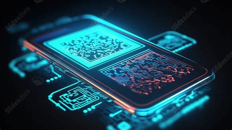 Best Barcode Scanner Powerpoint Background For Presentation