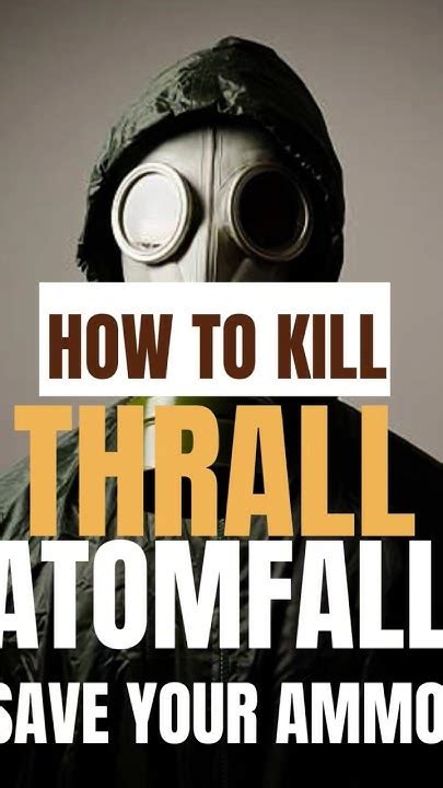 Most Efficient Way To Kill Thrall In Atomfall Save You Ammo Atomfall Thrall Gaming Youtube