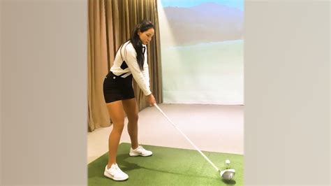 Klpga 프로 박교희 미녀골퍼의 파워골프스윙 Youtube