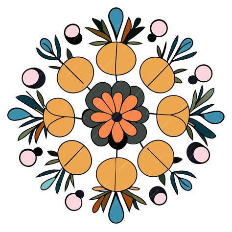 Premium Vector 2d Floral Pattern Border In Vector