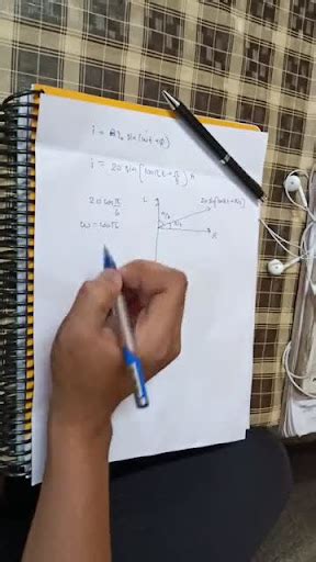 1 The current in an LCR circuit is given by I 20sin 100πt 3π A The vol