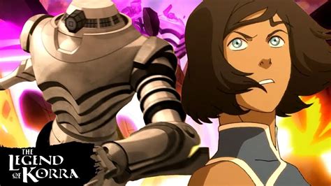 Korra Vs Kuviras Mecha Suit 💥 Full Scene The Legend Of Korra Youtube