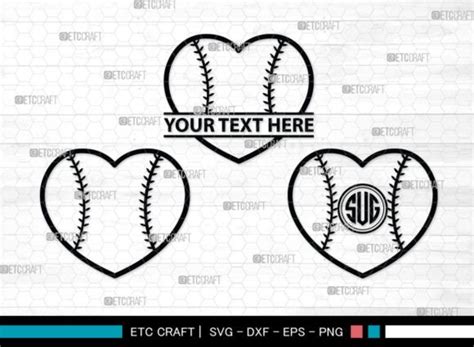 Baseball Monogram Baseball Svg Graphic By Etc Craft Store · Creative