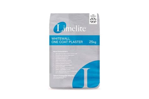 Tarmac Limelite Whitewall One Coat Plaster 25kg Bag Basetec