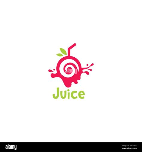 Juice Fruit Logo Drink Icon Ice Juice Logo Stock Vector Image And Art