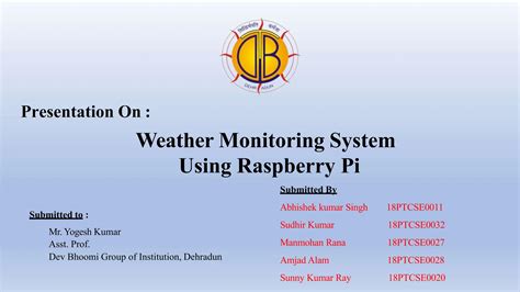 Ppt On Weather Monitoring System Converted 1pptx