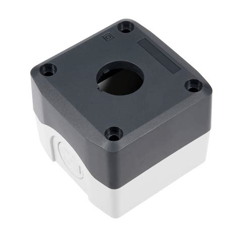 Uxcell Push Button Switch Control Station Box 22mm 1 Button Hole Waterproof 68 X 68 X 54mm