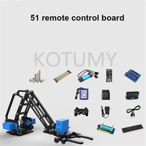 Robot Arm Small Claw Robot Suitable For 51 Microcontroller Stm32 Raspberry Pie Arduino Kit With