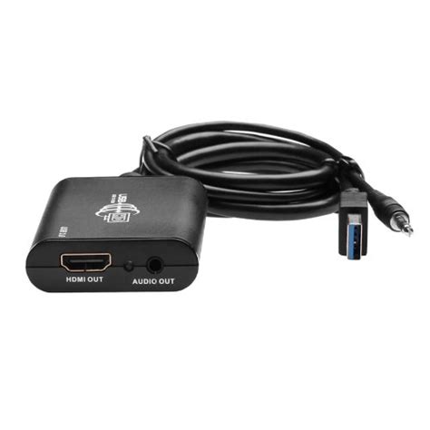 AGPtek USB To HDMI Converter With Mm Audio Cable P USB Input HDMI DVI Output AGPTEK