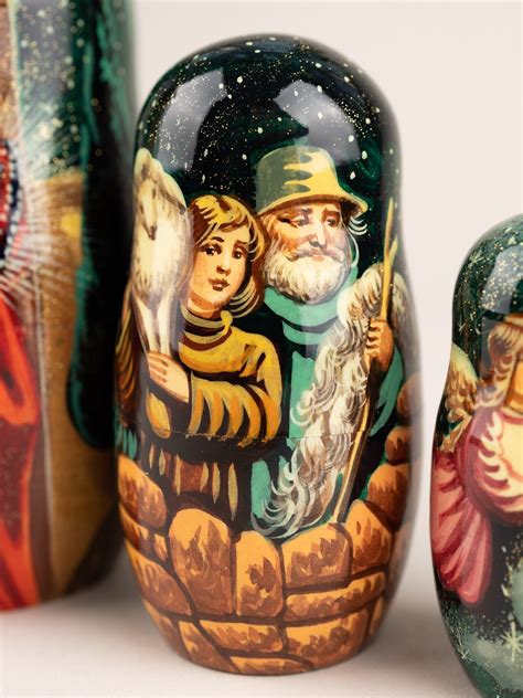 Nesting Dolls Nativity Scene Firebirdworkshop