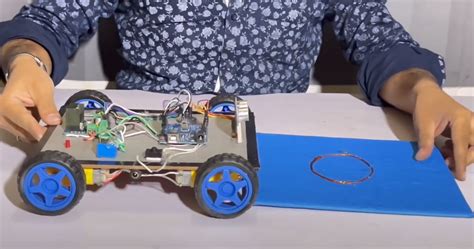 Wireless Charging Car With Obstacle Detection Robotics Project