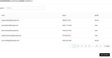 自定义表单组件—多选下拉框 codesandbox
