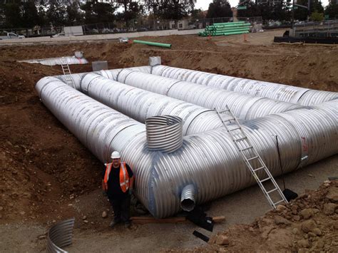 Projects Cmp Detention System Pacific Corrugated Pipe Company