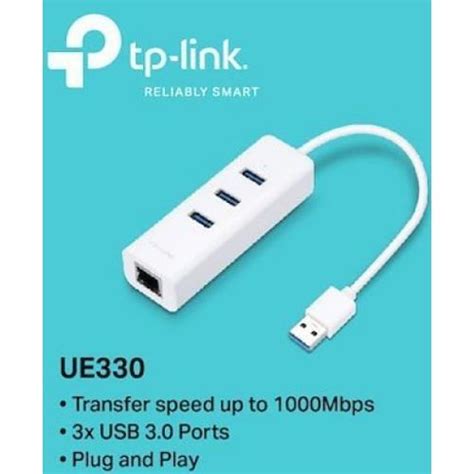 Tp Link Hub Usb 30 Adaptateur Usb To Rj45 Ethernet Gigabit Avec 3 Ports Gigabit Maroc