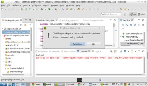 Android Er Setting Up Google Play Services For Eclipse Android Sdk