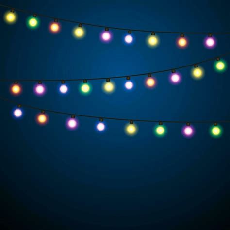 Christmas Lights Background 36143573 Vector Art At Vecteezy
