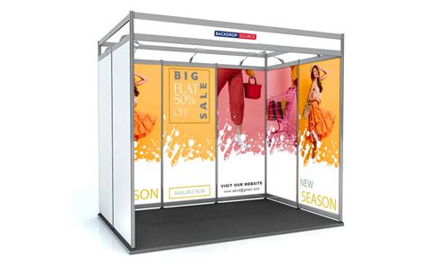 3m X 2m Shell Scheme Exhibition Graphics Printing Backdropsource Au