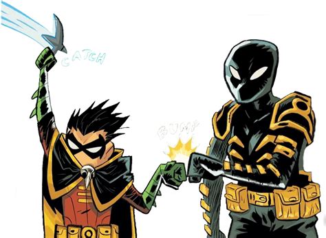 Damian Wayne And Cassandra Cain Render By Cielfinnian On Deviantart