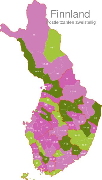 Finland Post Codes Digit Interactive Javascript Map Javascript