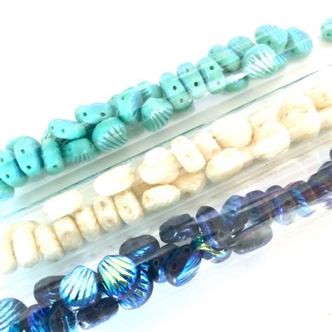 Shelly Shell Beads Cream Shimmer Island Cove Beads And Gallery