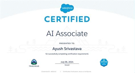 Ayush Srivastava On Linkedin Salesforce Salesforceaiassociate